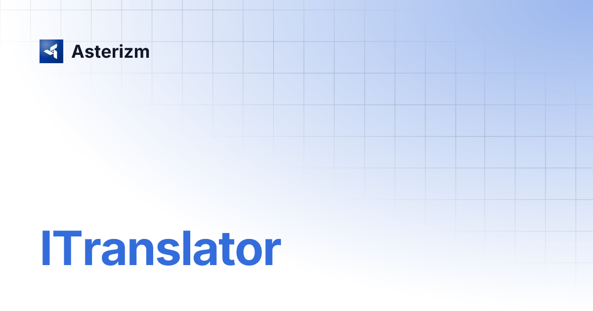 ITranslator | Asterizm